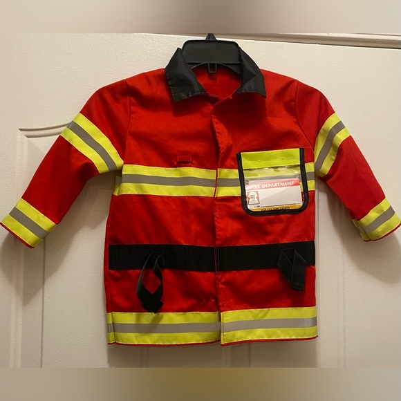 Melissa & Doug | Costumes | Kids Fire Chief Jacket Ages 36 | Poshmark